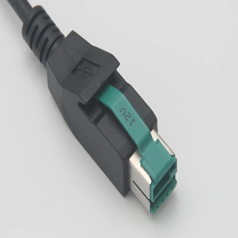 Customized 12v Powered Usb To Rj45 Rj50 Cable Pos System Scanner ...