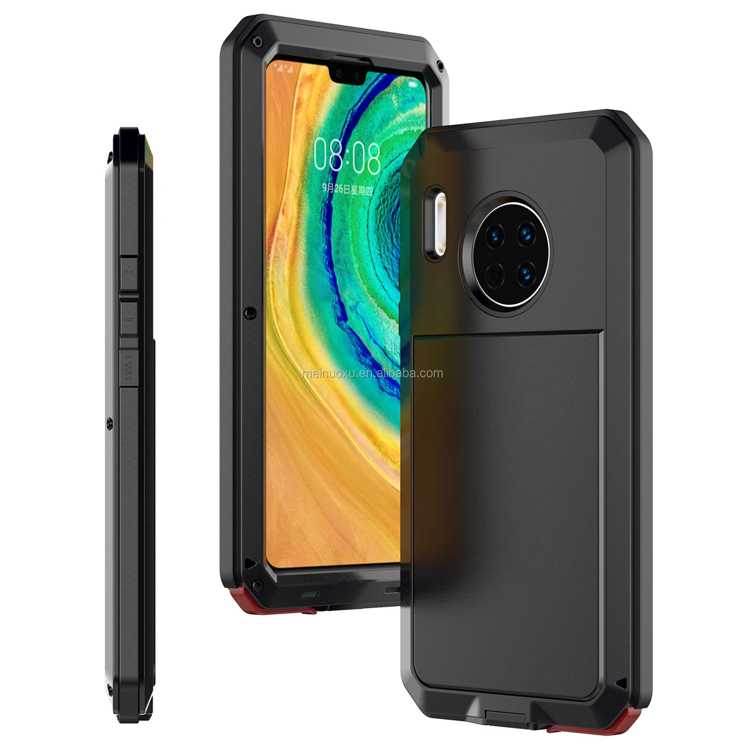 Heavy Duty Protection Doom Armor Metal Aluminum Phone Case For Huawei ...