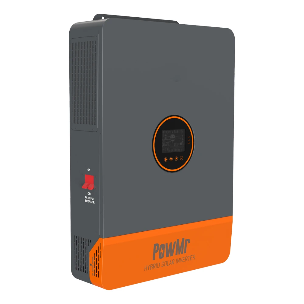 Powmr 10kw 48v Off/on Grid Hybrid Solar Inverter 110/220v Split Phase/single Phase All In One ...