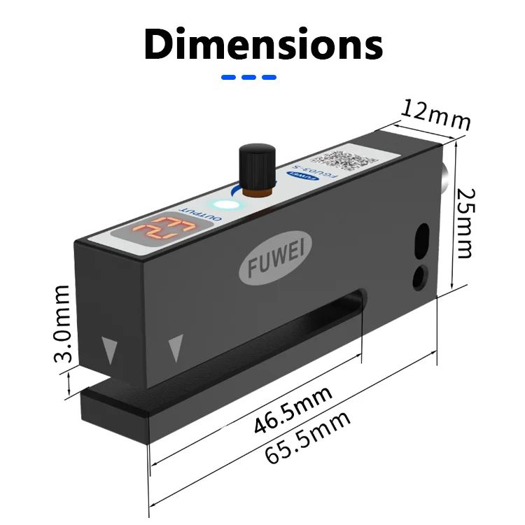 FGU03-S Special Photoelectric Label Sensor Can Detect Paper and Non ...