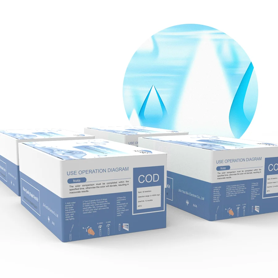 COD Quick Test Kits - High Range 0-10000mg/l for Wastewater