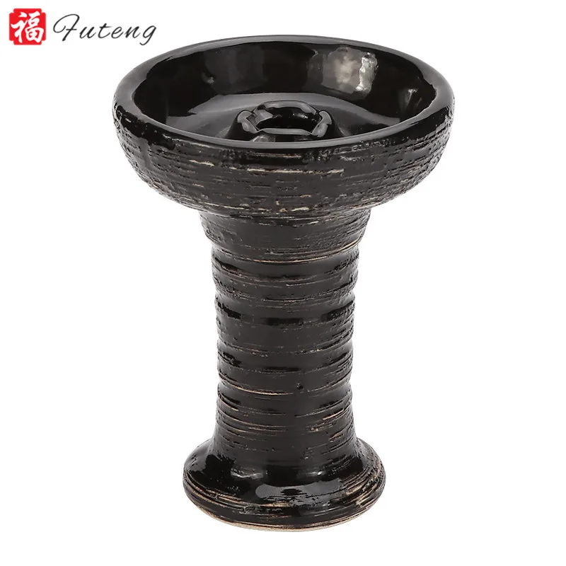 Manufacturer Shisha Ceramic Head Hookah Bowl High Quality Black Color ...