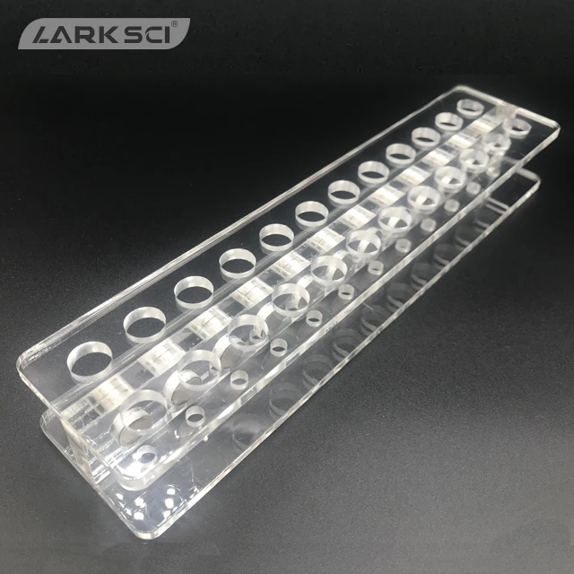 Double Rows 24-Hole PCR Tube Magnetic Rack by Larksci