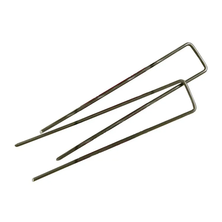 U Shape Fabric Pins Steel Sod Stake U-type Nail U Shaped Sod Staple ...