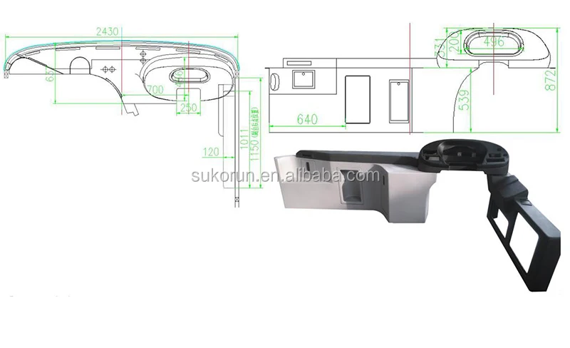 Bus Interior Parts RHD Dashboard| Alibaba.com
