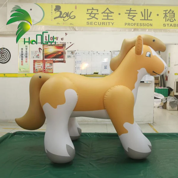 Custom Inflatable Hopper Toy Horse Squeaky Inflatable Horse With Sph ...