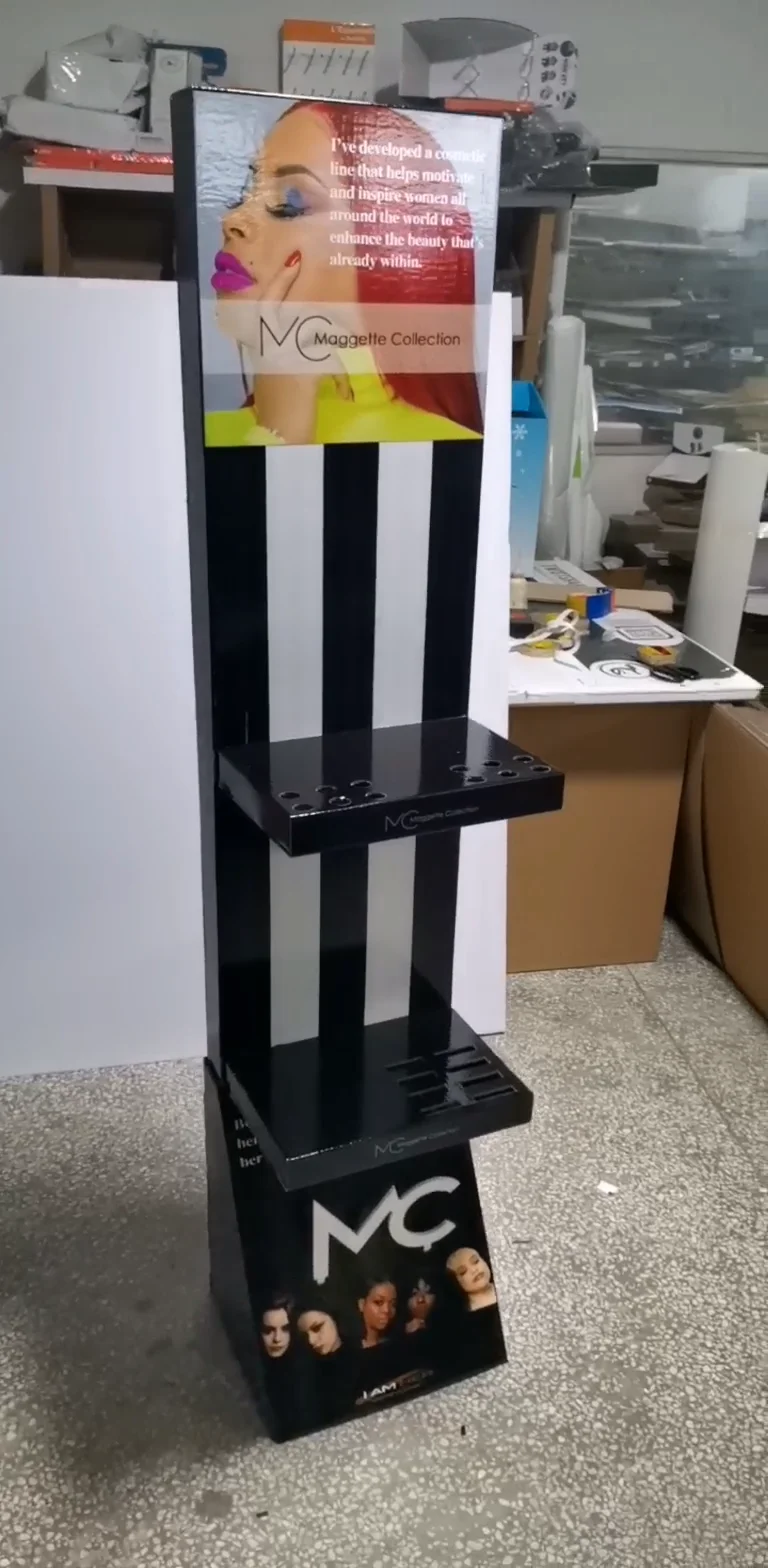 Pop Up Layar Karton Berdiri Karton Rak Display Rak Karton Bergelombang ...