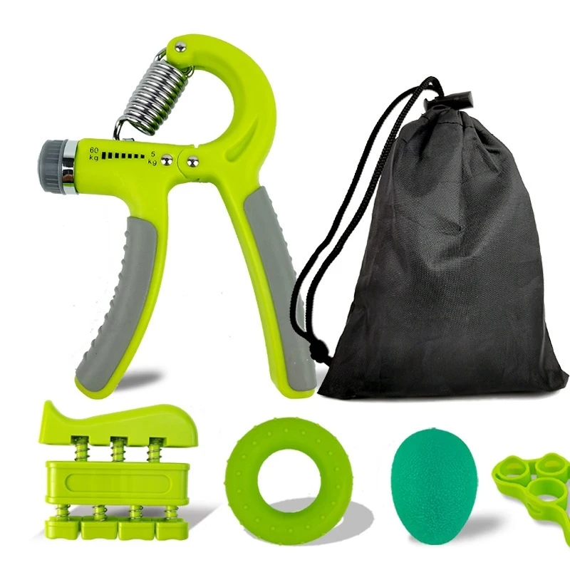 5 Packs Adjustable Resistance Hand Gripper Set Strength Trainer ...