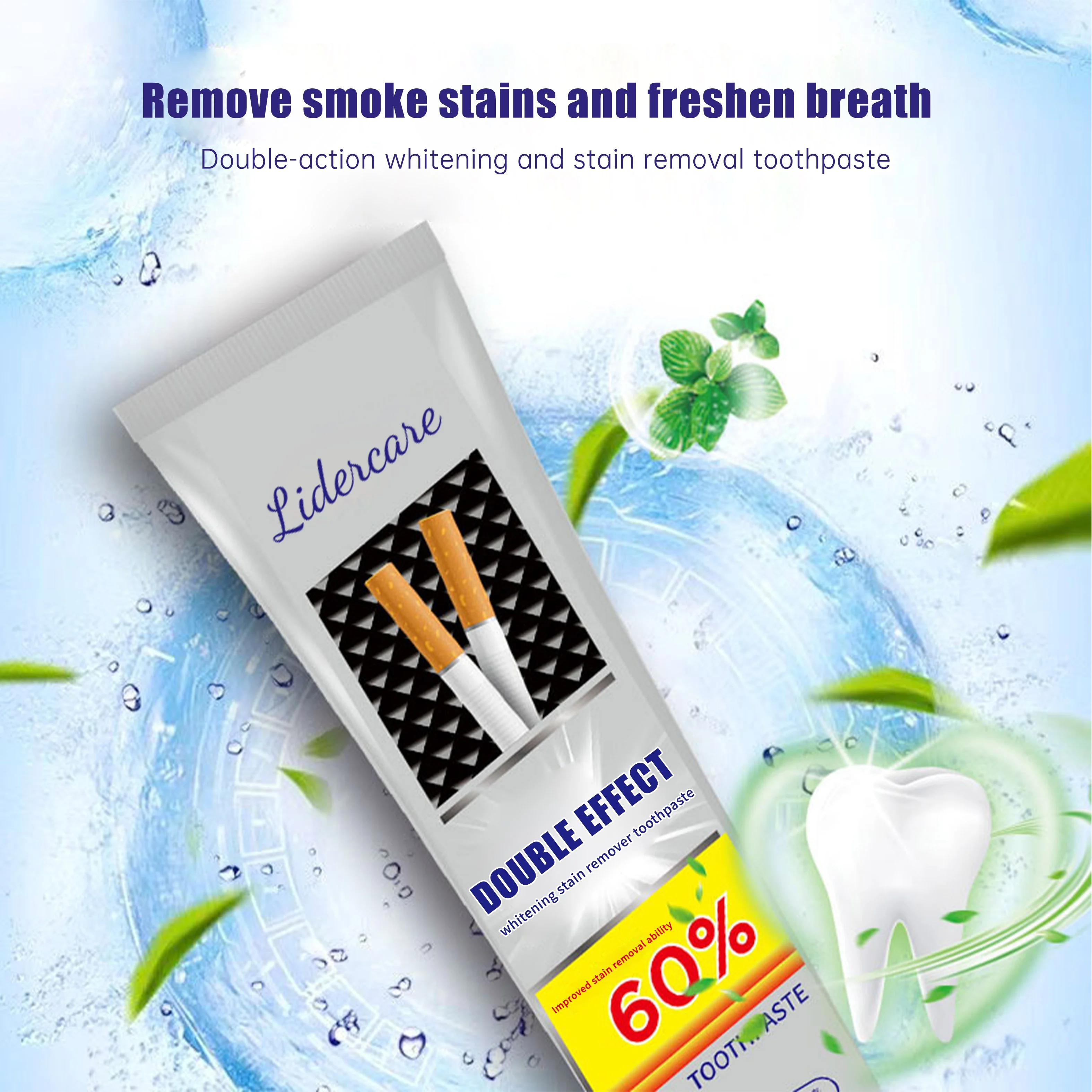 Whitening Stain Remover Toothpaste Teeth Removing Cigarette Stains ...