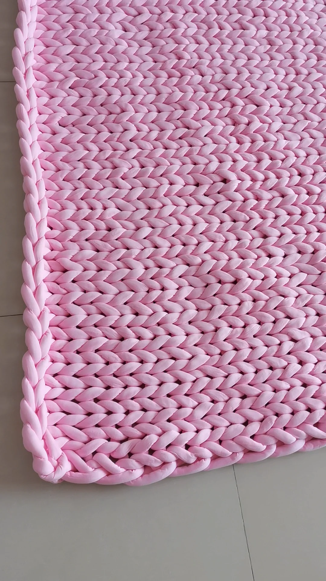 Free Samples Giant Cotton Tube Filled Braid Yarn Machine Washable ...