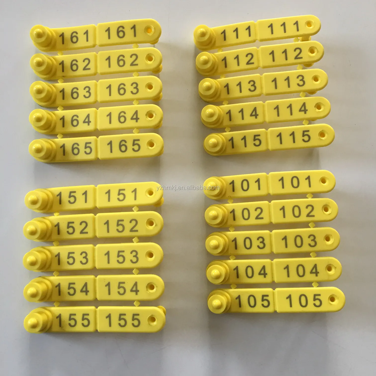 Visual Yellow Livestock Connect Metal Pin Sheep Ear Tag - Buy Tpu ...