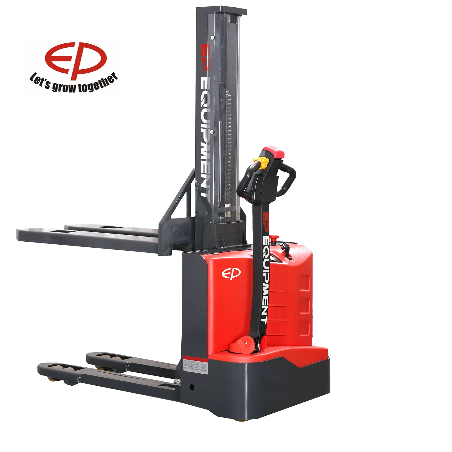 EP Two Pallets One Time Double Loader Pedestrian Style Electric Pallet Stacker 1.2t ES12-12MMi ...