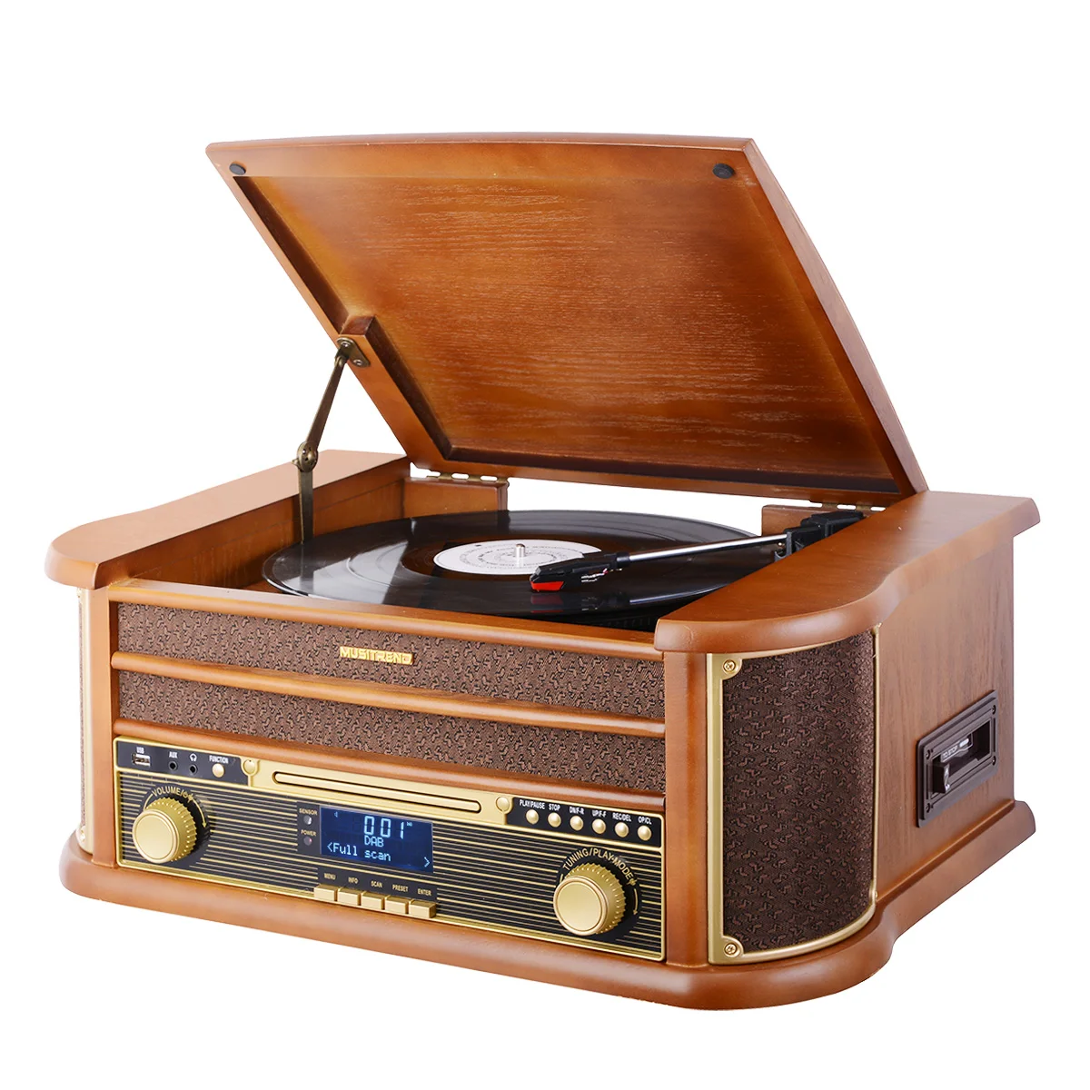 Wanling Multi Turntable Player - CD/USB/SD Record Radio