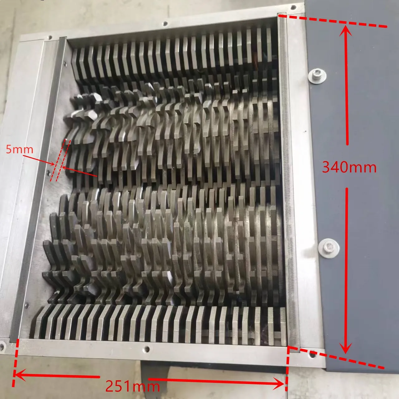 200 Mini Small Waste Shredder Knives Box - Efficient Recycling