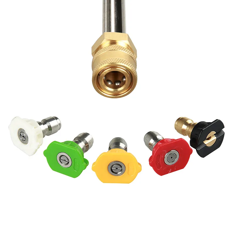 Stainless Steel 1/4 Quick Connect High Pressure Car Washer 5 Color ...