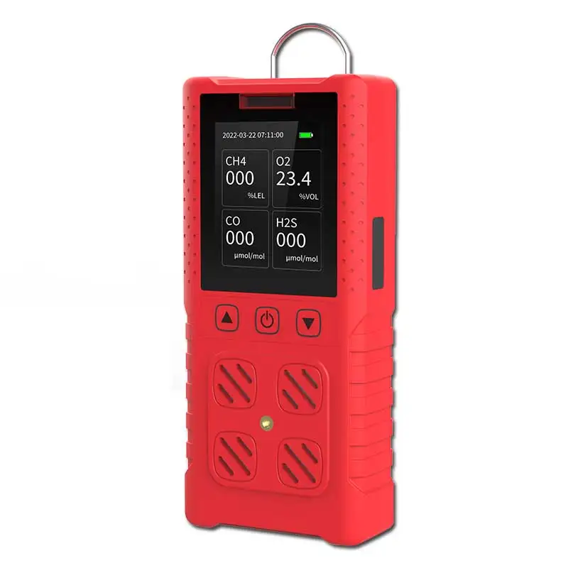 Atex Certificate Portable Multi 4 Gases Detector Alarm Co O2 H2s Ex Gas ...