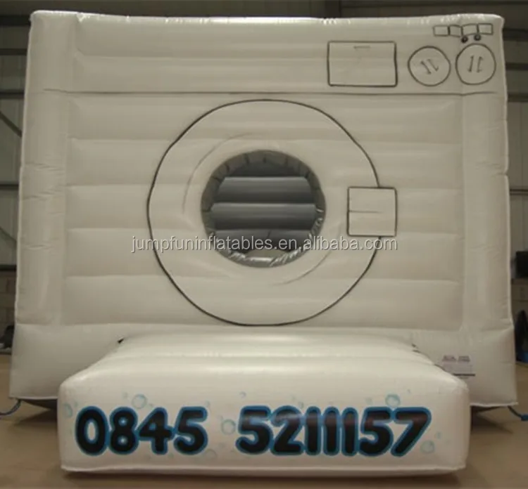 Cheap Inflatable Washing Machine Bouncy Castle Foam Bounce House ...