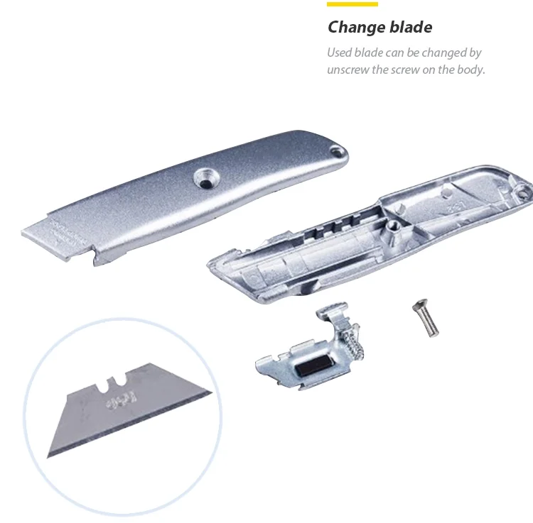 Custom Sliding Blade Multi Knife Aluminium Utility Knife Snap off Auto ...