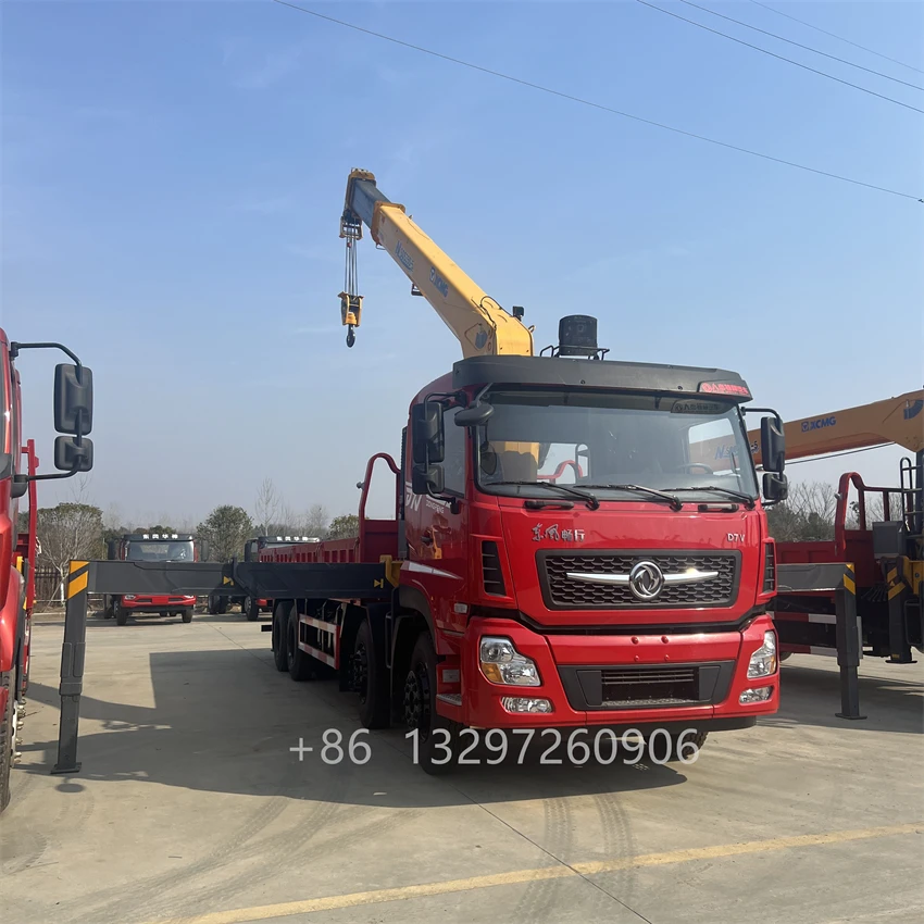 High Quality Factory Telescopic Boom Mounted Truck With Lifting Crane 7 ...