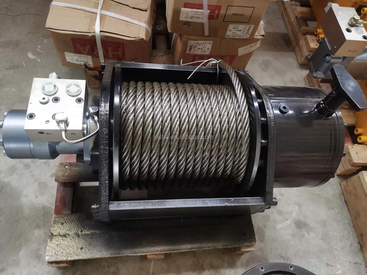 Hydraulic Capstan Winch Cable Warn Winch 10000lbs for Car Winch ...