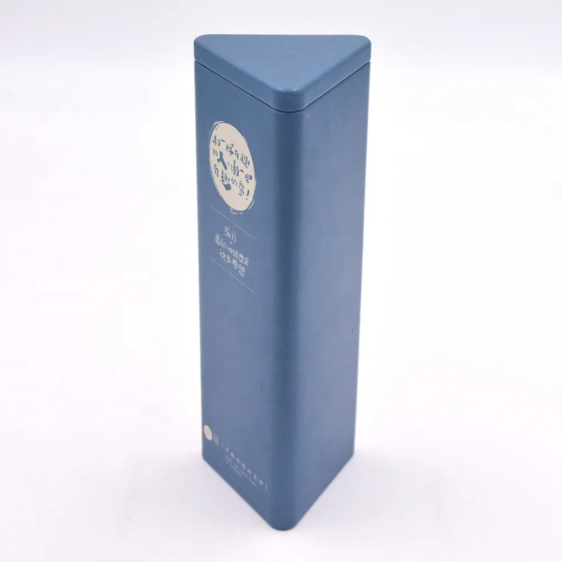 Customized Triangle Shape Tin Packaging Popular Design Custom Print Box ...