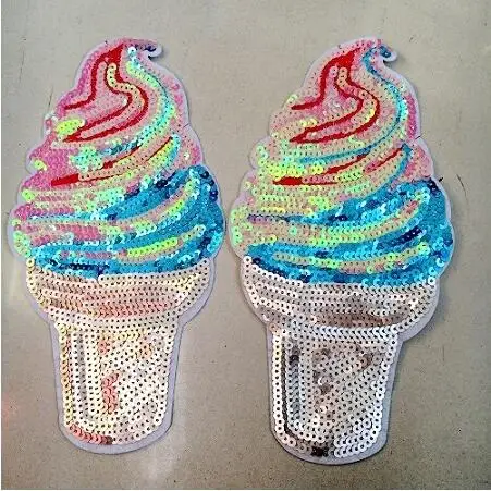 5 Mix And Match Sequin Stickers Theme Stickers Shiny Ice Cream Stitches ...