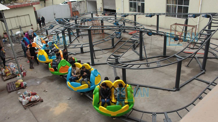 Miniature Roller Coaster - Fun Theme Park Ride for Kids