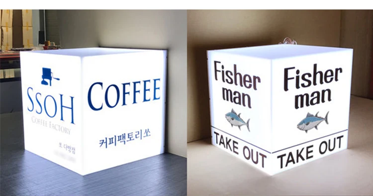 Custom Wall Mount Plexiglass Light Box Rectangular And Square Led ...