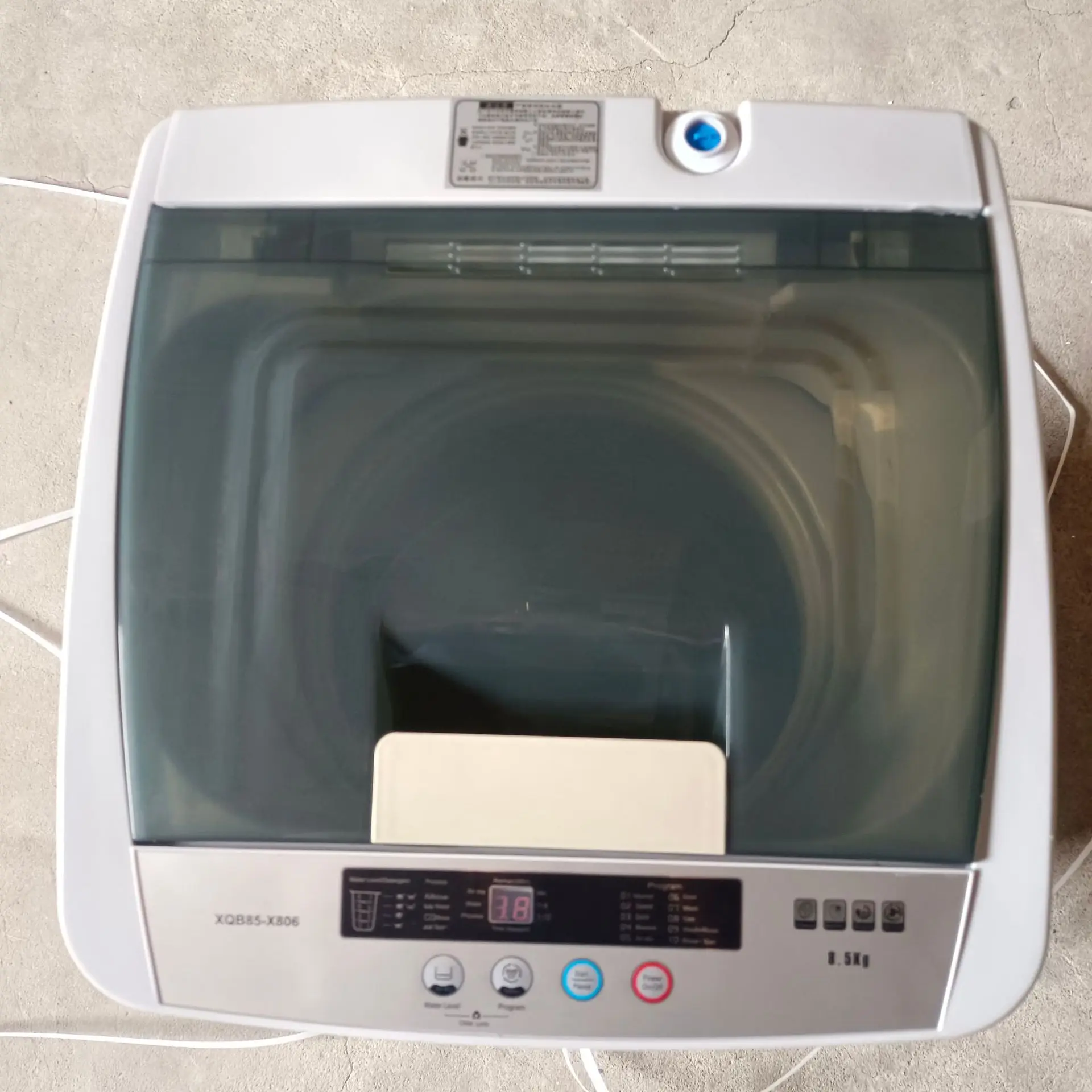 8.5kg Top Load Fully Automatic Washing Machine with Dryer