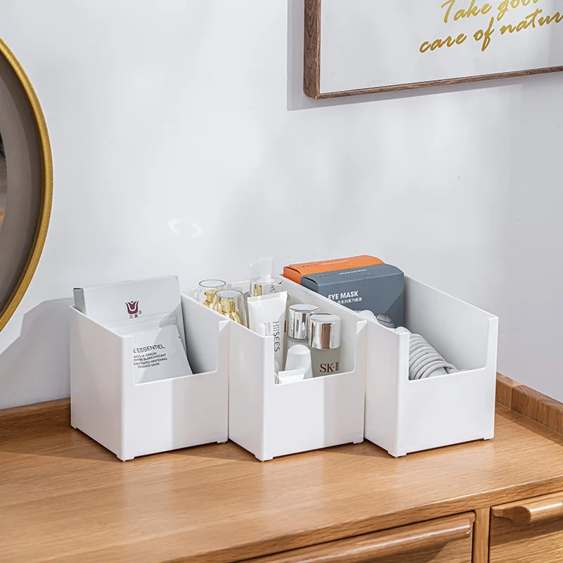 Single-Layer Multifunctional Plastic Cosmetic Storage Organizer ...