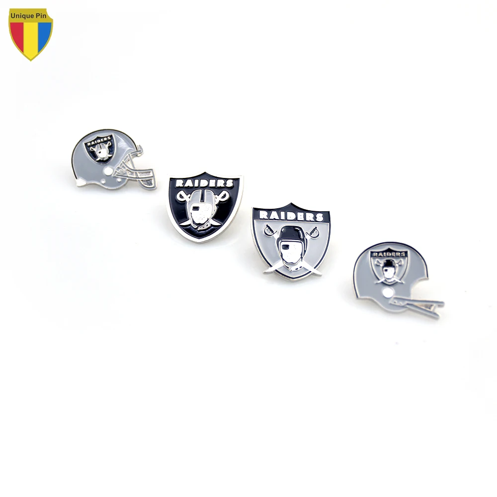 Design Popular Raiders Custom Logo Soft Enamel Lapel Pin - Buy Raiders ...