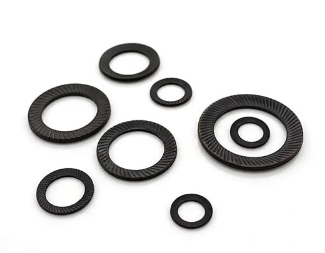 Din 9250 Knurling Disc Springs Black Oxide Conical Spring Contact ...