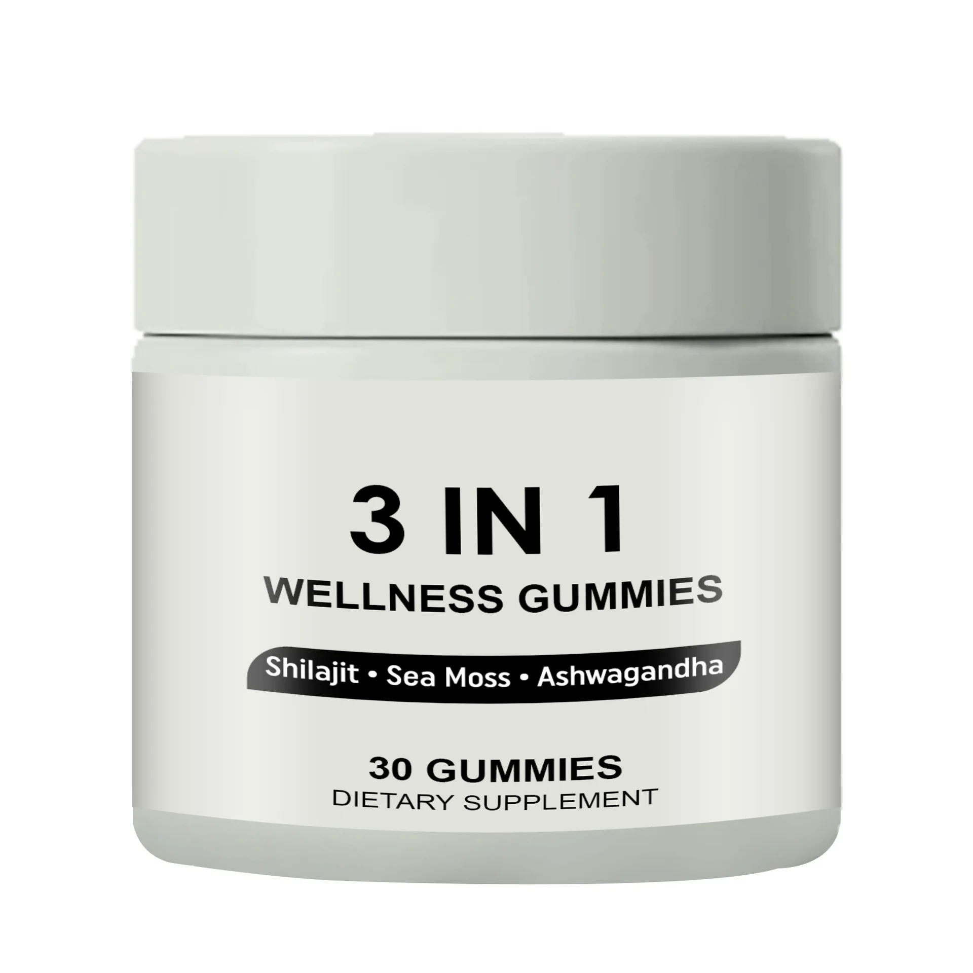 Wellness Gummies 3-in-1 with Shilajit and Seaweed for Adults