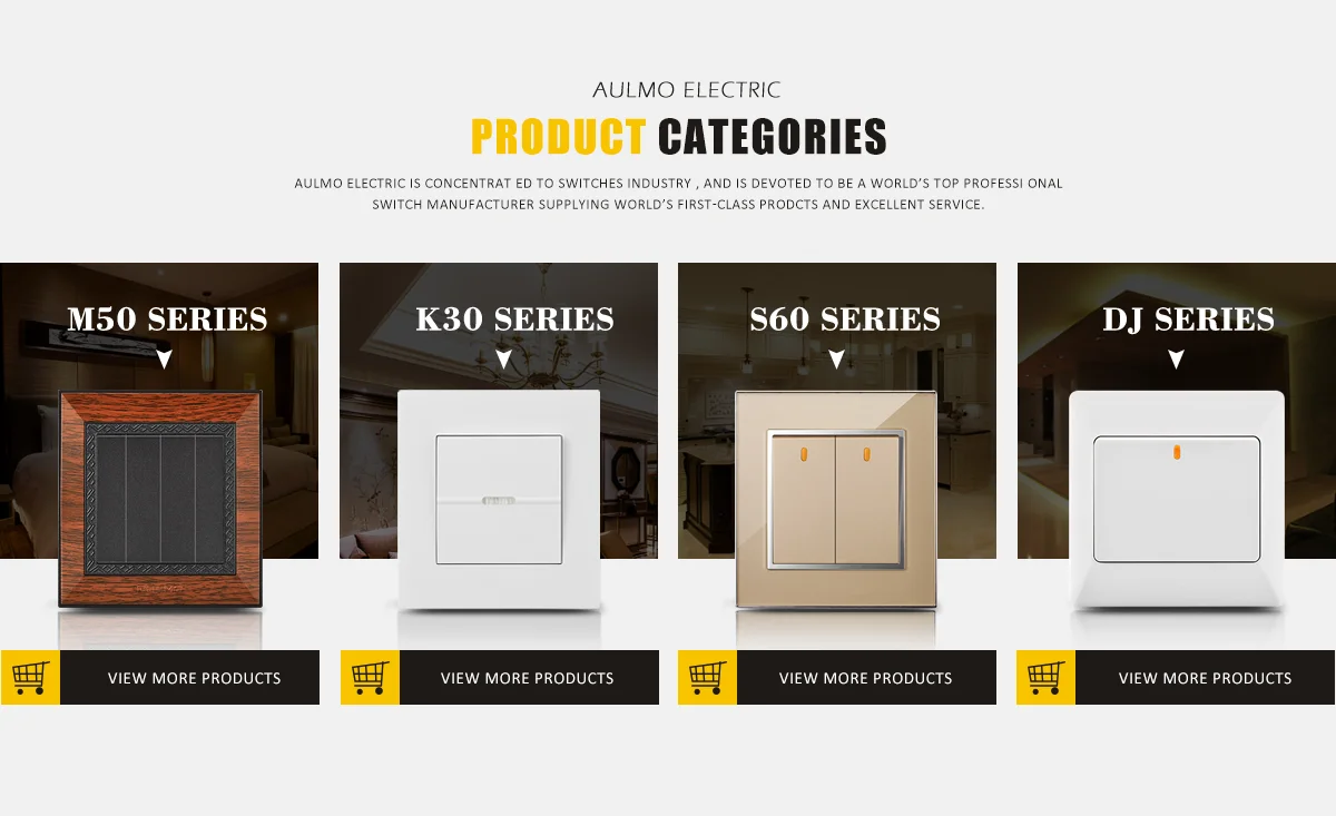 Zhejiang Aulmo Industrial Co., Ltd. - Wall switch, socket