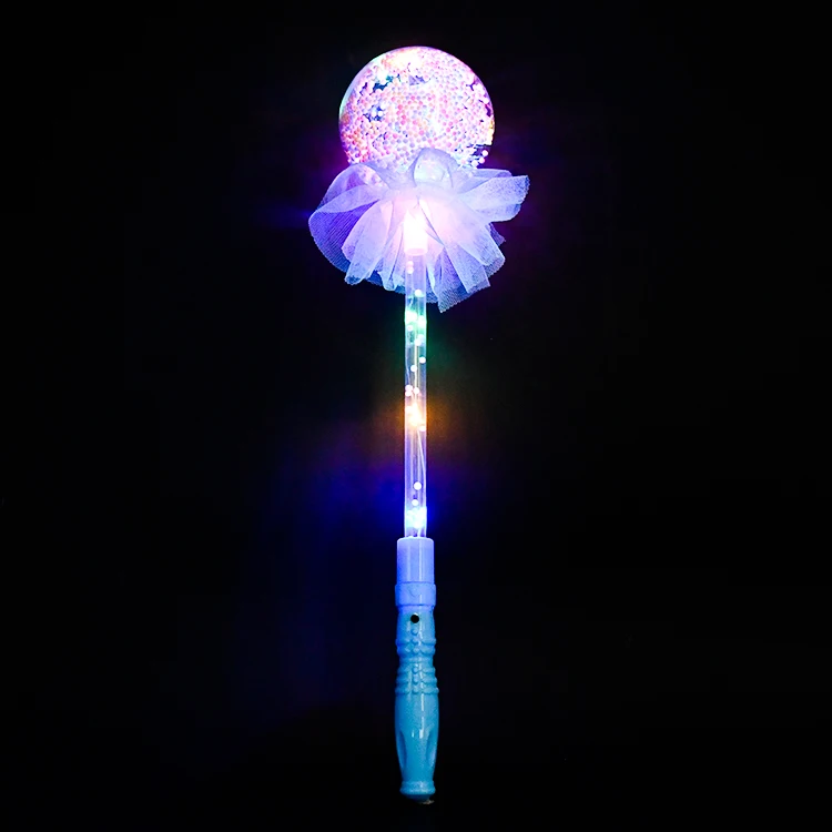LED Glow Stick Toy - Transparent Ball Magic Wand Star Ball