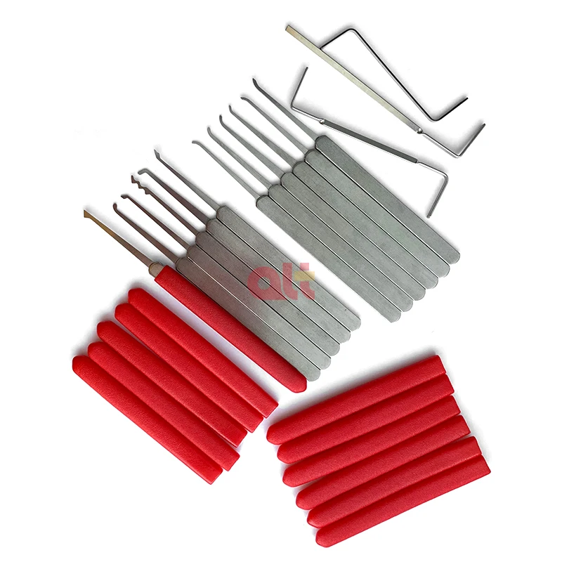 New 12pcs Stainless Steel Lock Pick Locksmith Supplies Lock Pick Tools ...
