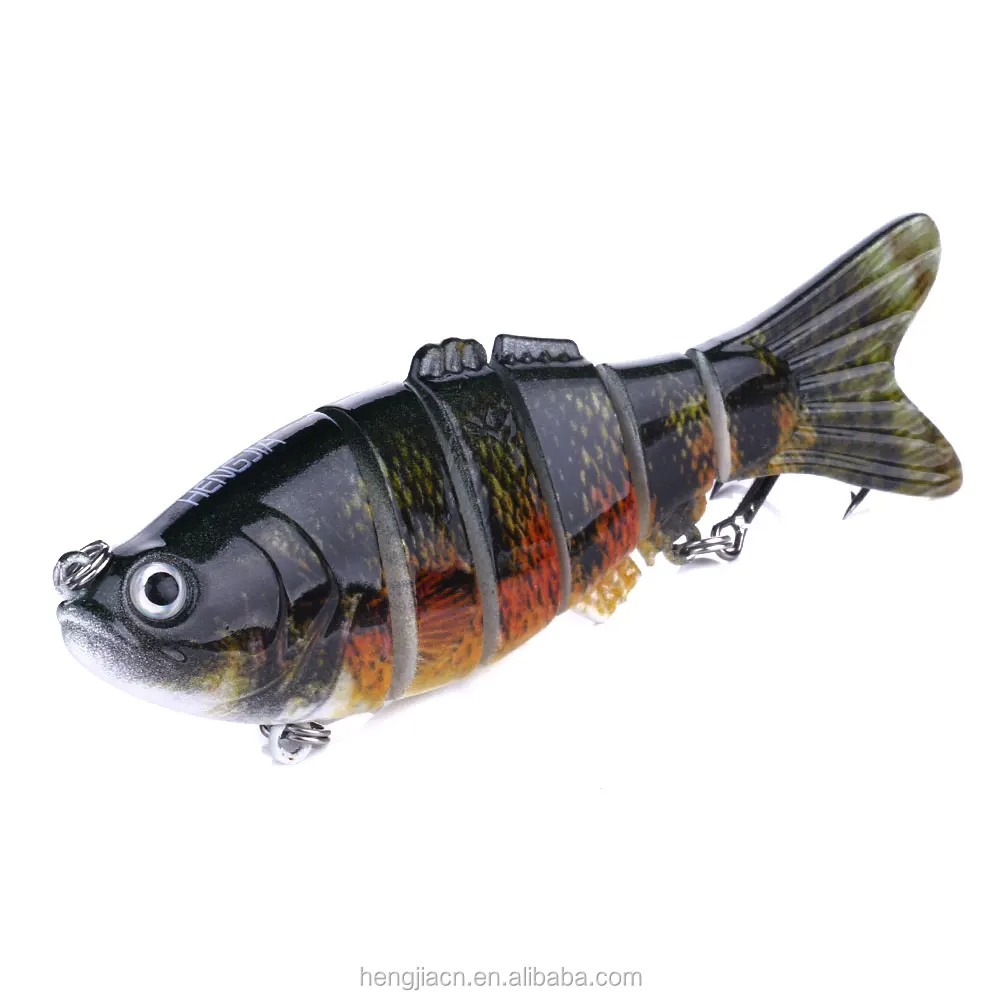 Hengjia 4" 6 Segment Lure - 18g Hard Bait for Pike Fishing
