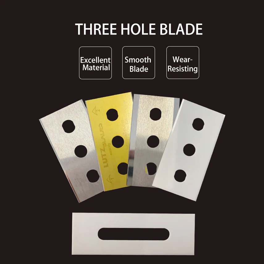 Carbon Steel The Standard Lutz Three Holes Blade Film Slotted Slitter ...