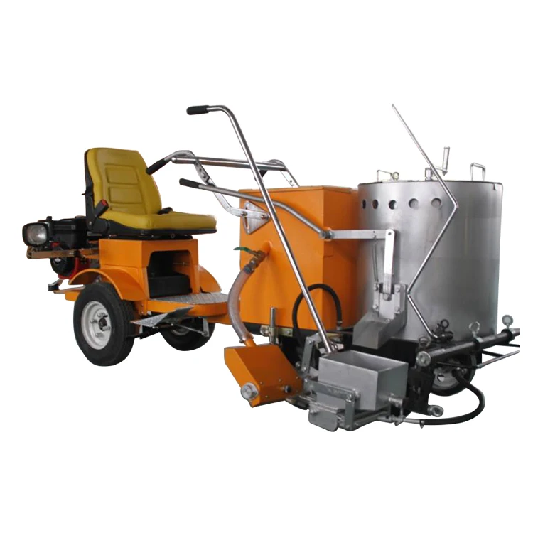 Automatic Seat Type Thermoplastic Airless Spraying Hot Melt Paint Road ...