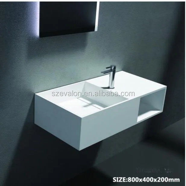 Modern Hotel Bathrooms - Acrylic Solid Surface Wash Basins