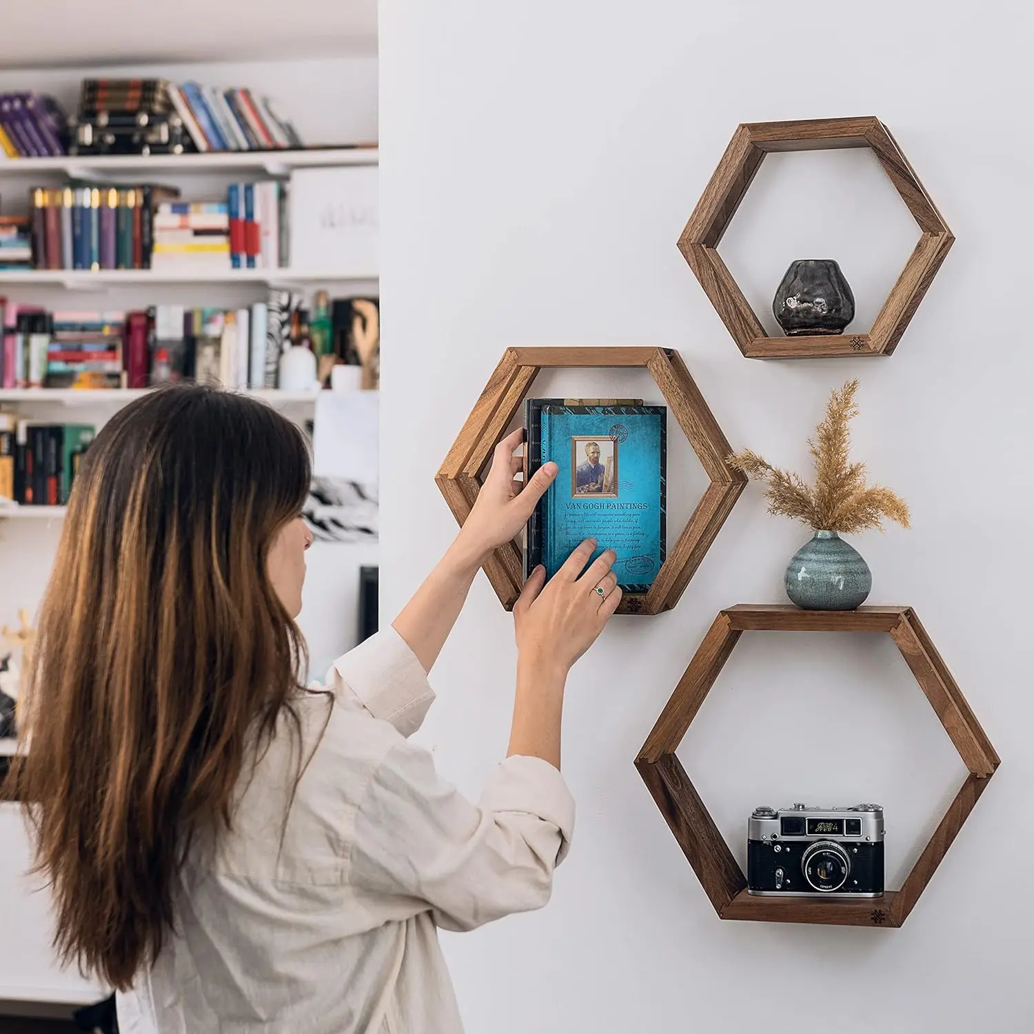 Hexagon Wall & Display Shelves| Alibaba.com