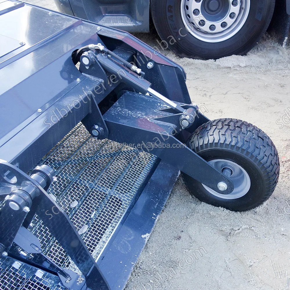Skid Steer Beach and Arena Cleaner - High Reach Efficiency