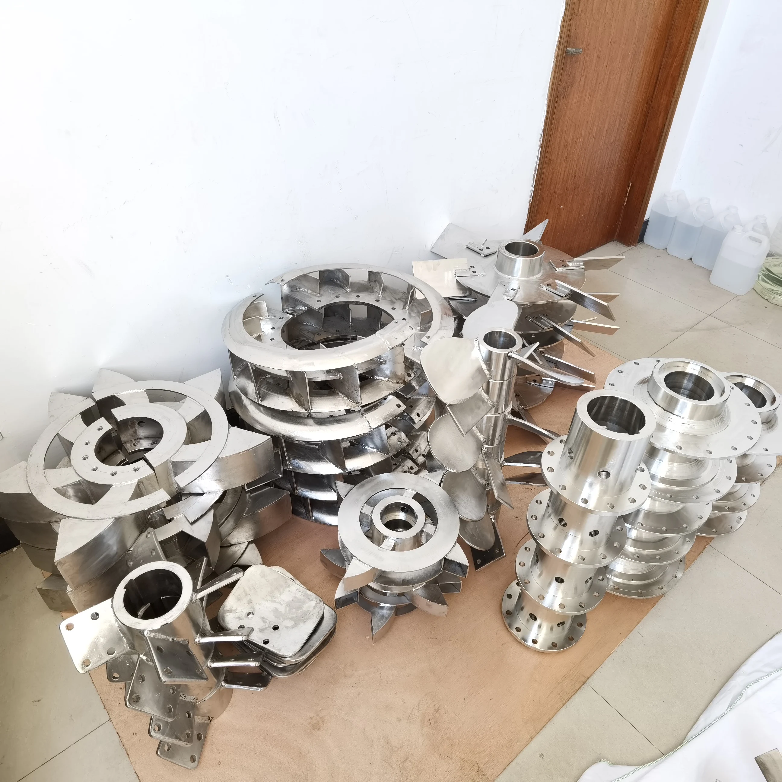 Rushton Turbine Impeller & Flat Blade Disc Agitator For Food ...