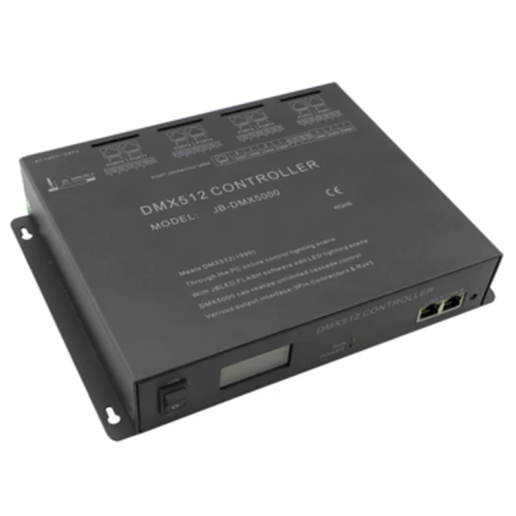 High Quality DMX 5000 LED Controller - 8 Ports, 4096 Channels