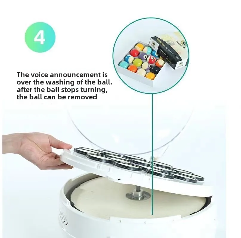 Fully Automatic English Snooker American Pool Ball Washer Billiard Ball ...