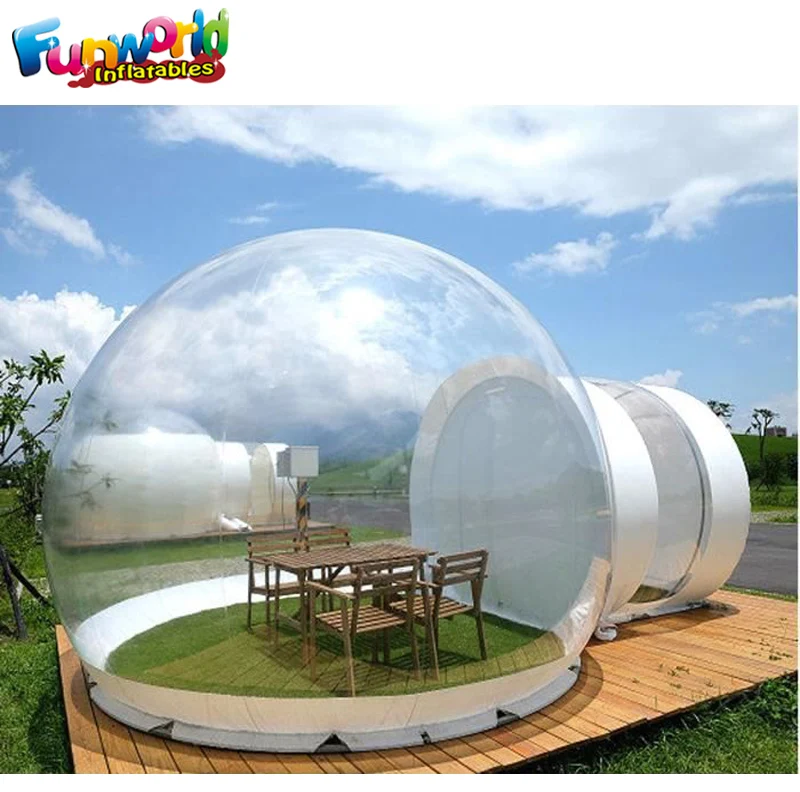 Camping En Plein Air Dormir Dans Une Hotel Bulle Tente Bulle Gonflable ...