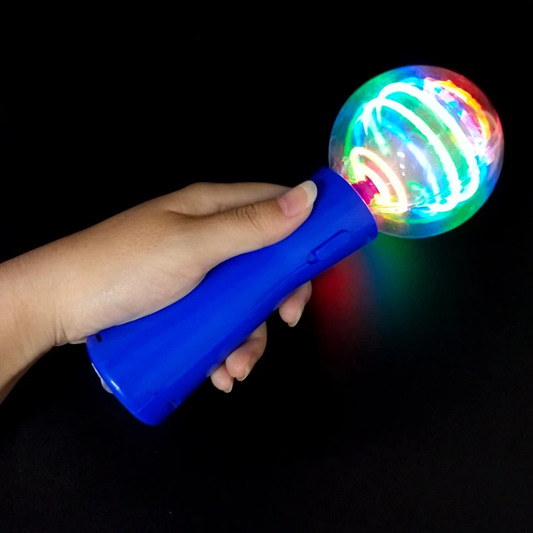 LED Spinning Ball Wand - Multicolor Fun for Kids & Events