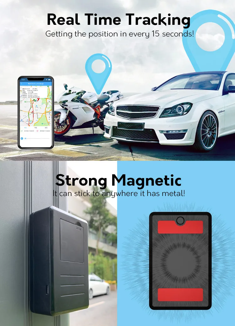 4g Cat-1 Wireless Recharging Asset Gps Track Live Tracking Strong ...