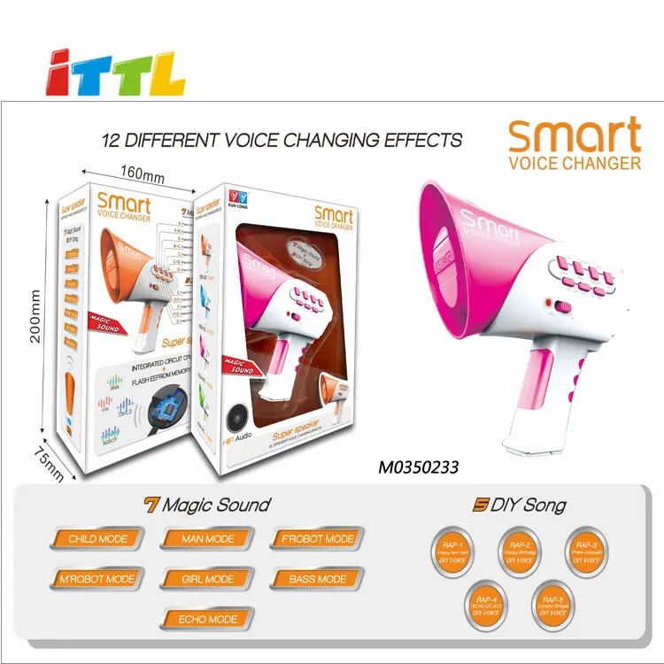 2019 New Trend 7 Different Record Voice Toy Smart Voice Changer Toy For ...