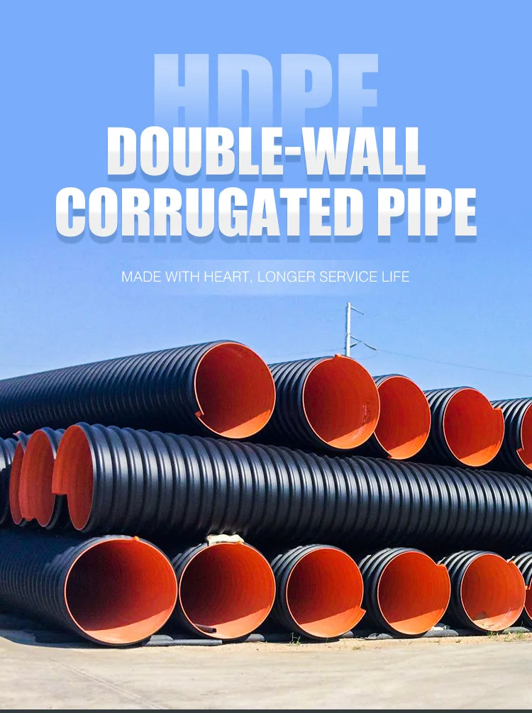 48 Inch Culvert Pipeline Pipes for Driveway - Durable HDPE